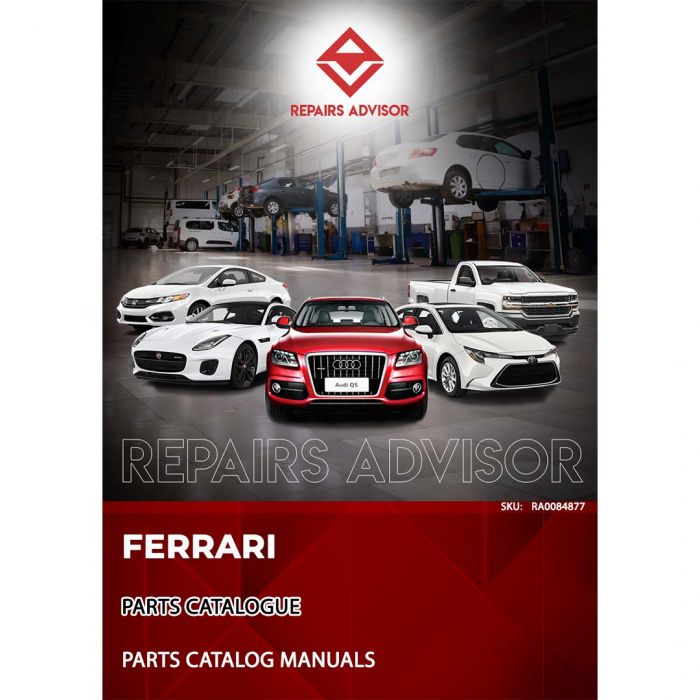 Ferrari 575M Parts Manual Catalogue Catalog With Exploded Views