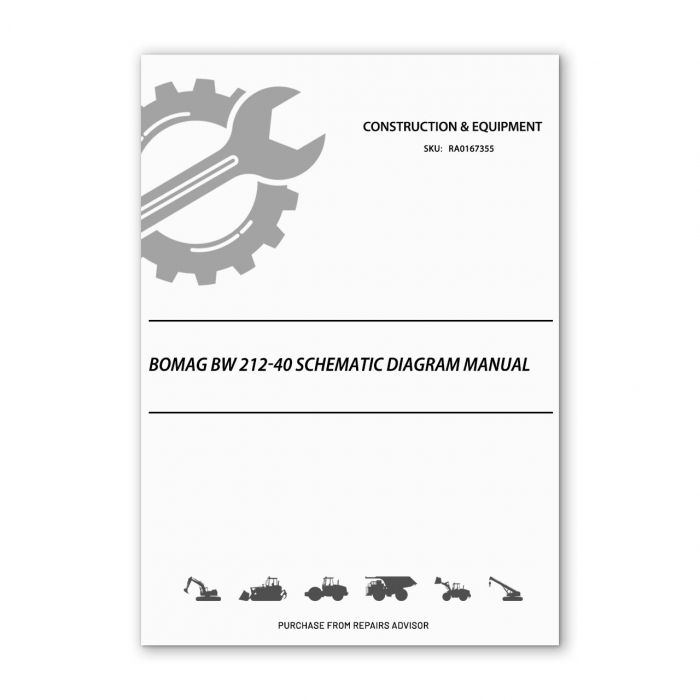 Bomag BW 212-40 Schematic Diagram