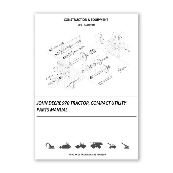 John Deere 970 Tractor Parts Manual Now