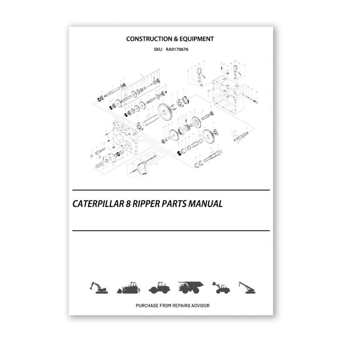 Caterpillar 8 RIPPER Parts Manual