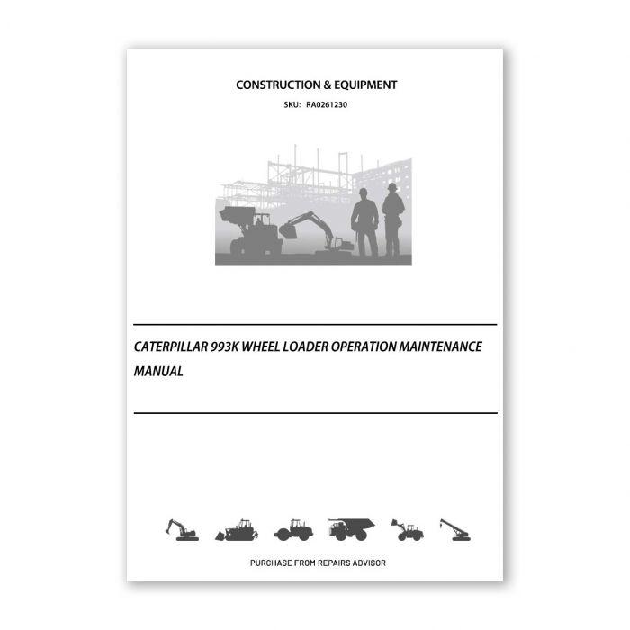 Caterpillar 993K WHEEL LOADER Operation Maintenance Manual