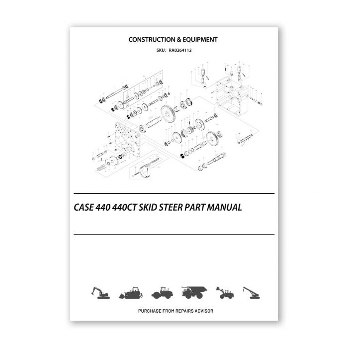 CASE 440 440CT SKID STEER Part Manual