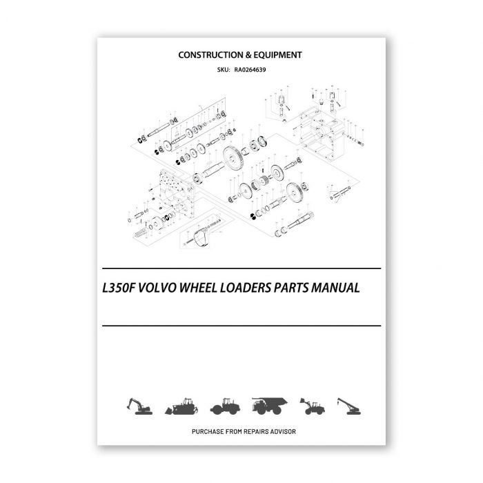 L350F Volvo Wheel Loaders Parts Manual