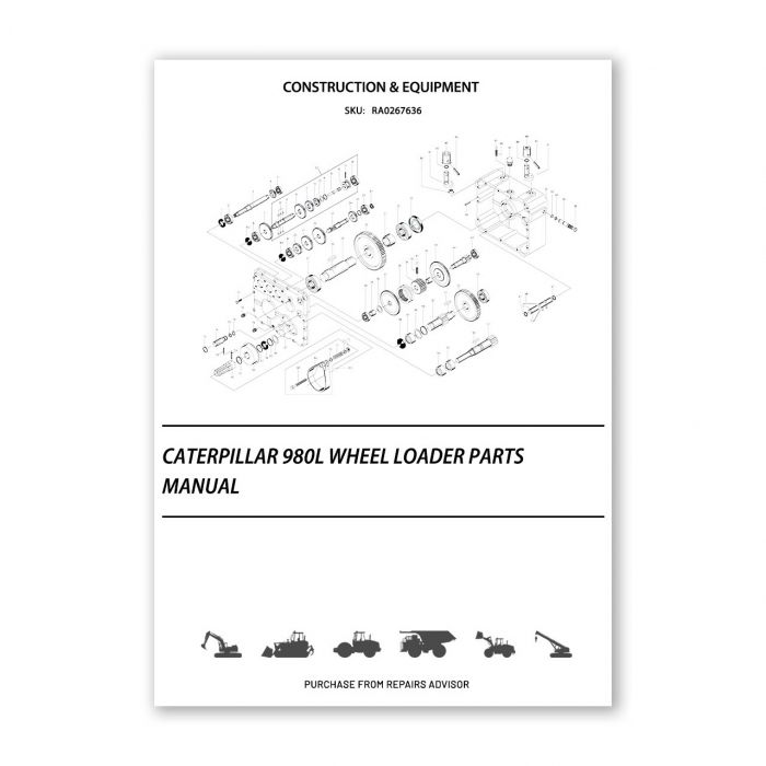 Caterpillar 980L WHEEL LOADER Parts Manual