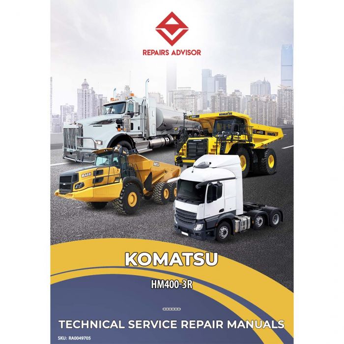 Komatsu ARTICULATED DUMP TRUCK HM400-3R Field Assembly Instruction